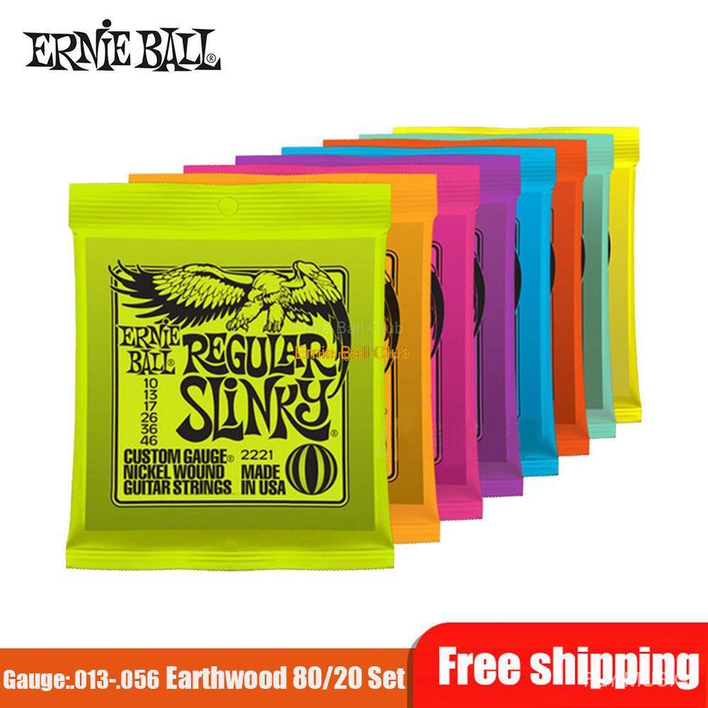 Ernie Ball Electric Guitar Strings Acoustic Strings Set Nickel 2220 ...
