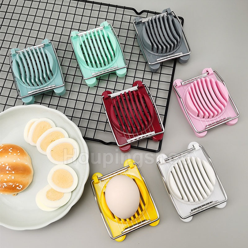 Multifunction Stainless Steel Egg Cutter Chopper Peeler Cutting Egg ...