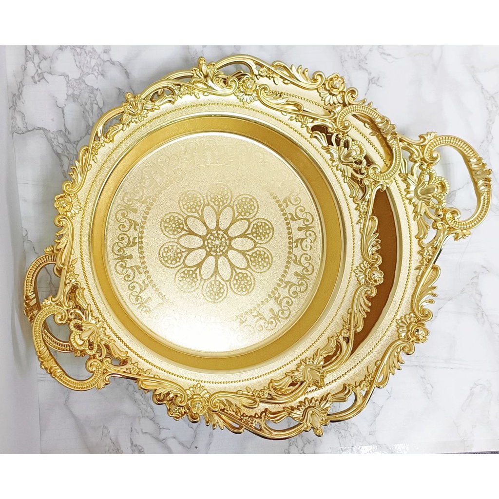 Tray with Handle | Dulang Hantaran Perkahwinan | Fruit Dessert Tray ...