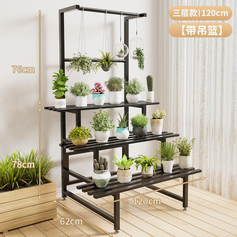 Rak Bunga Besi Rak Pasu Bunga Hiasan Bertingkat Rak Pasu Bunga Besi ...