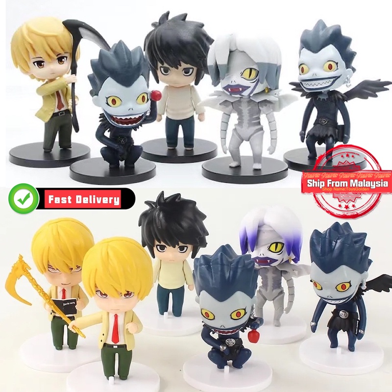 Death Note Yagami Light Rem Ryuk L Lawliet Anime Action Figure Pvc ...