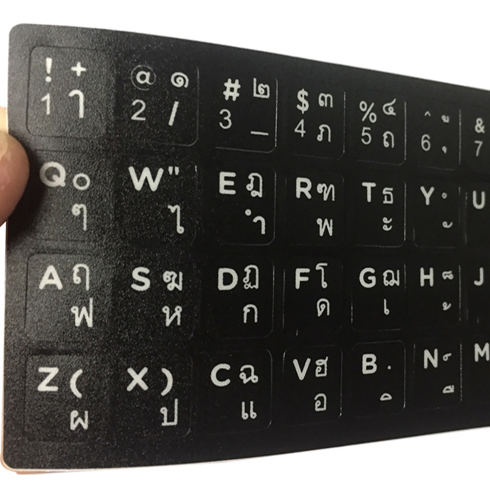 Thai/English Language 3M Keyboard Sticker 3 Types Of / | Shopee Malaysia