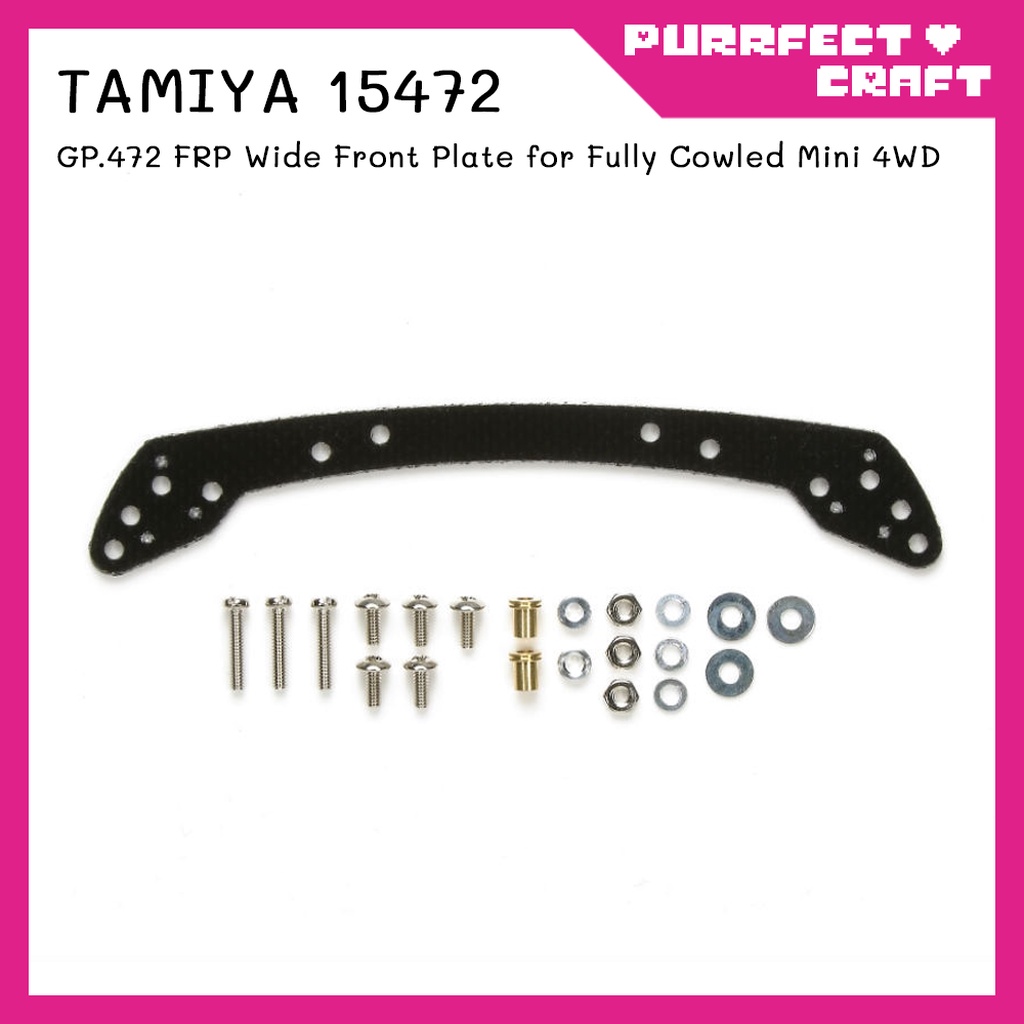 TAMIYA FRP Wide Front Plate for Fully Cowled Mini 4WD (15472) | Shopee ...