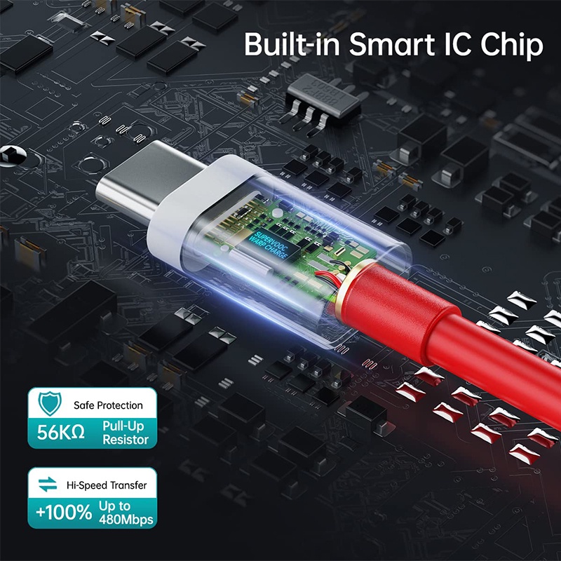 Oneplus Cable Original 100W 10A 8A USB Type C Cable Supervooc Warp Fast ...
