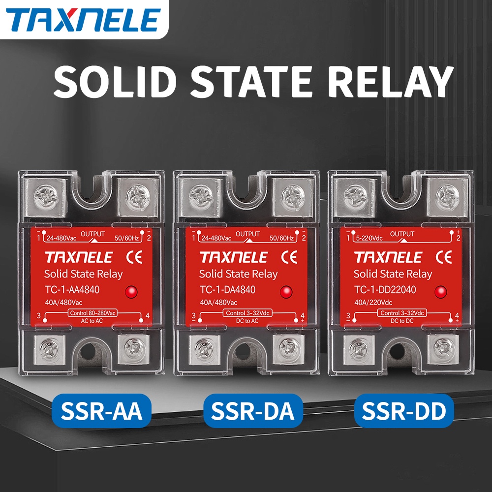 SSR-25DA SSR-40DA SSR-25AA SSR-40AA SSR-40DD SSR 10A 25A 40A DD DA AA Solid State Relay Module ...