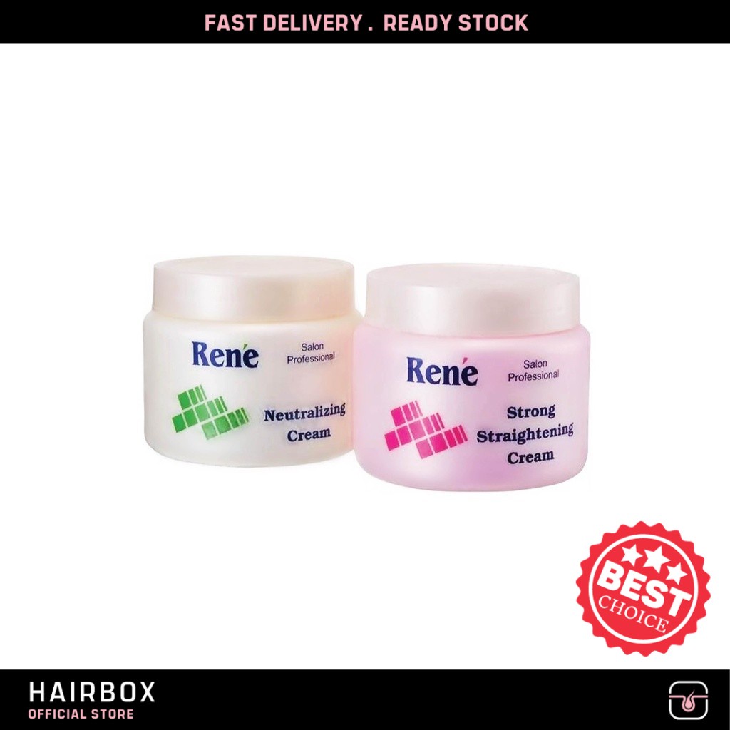 RENE Strong Hair Straightening Cream / Neutralizer Cream - 2 x 500ML ...