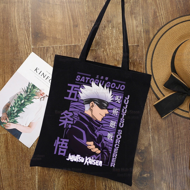 Jujutsu Kaisen Cartoon Shopping Canvas Bag Ryomen Sukuna Itadori Yuji ...