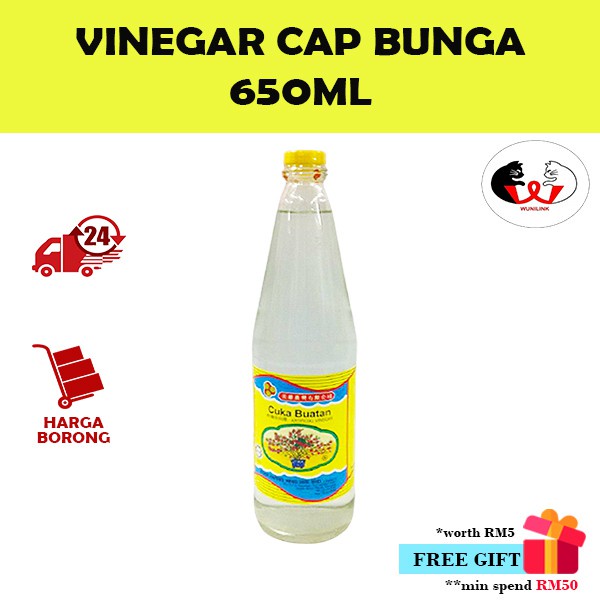 Cuka Buatan Cap Bunga (650ML)/Artificial Vinegar Cap Bunga (650ML ...