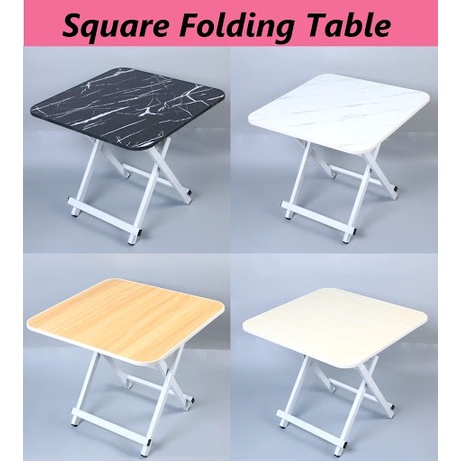 PPP Folding Square Table 60cm Home Dining/Study/Outdoor Portable Stall ...