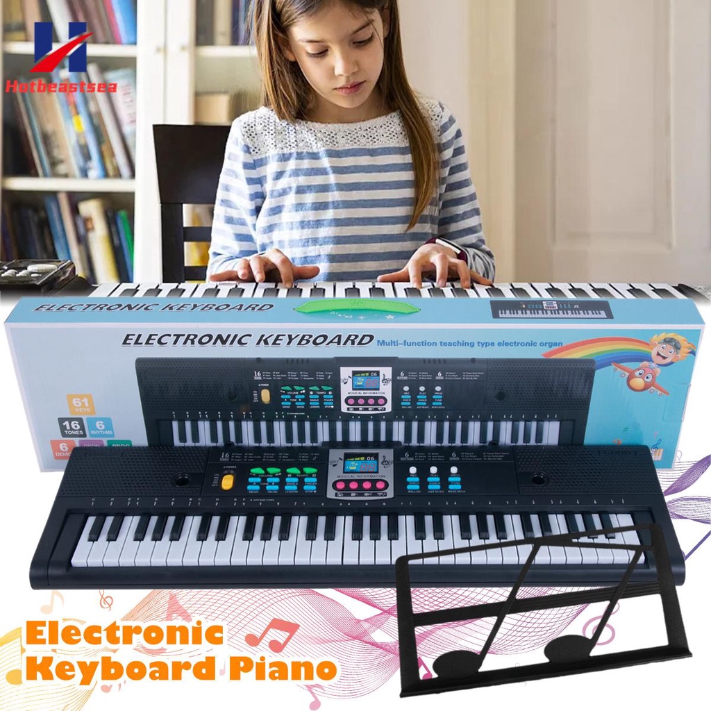 61 Key Quick Start Electric Keyboard Recording Playback Keyboard Piano ...