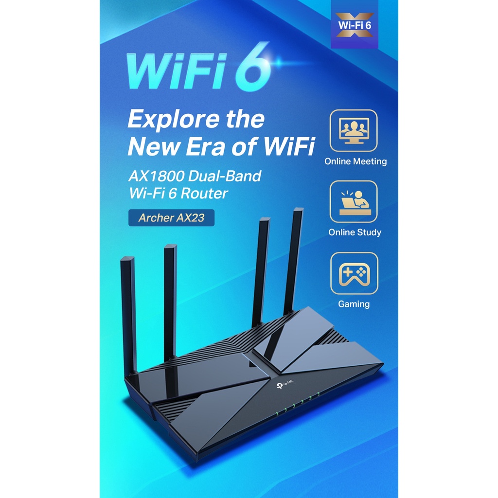 TP-Link Archer AX23 AX1800 Dual-Band Wireless AX WiFi 6 Router For ...