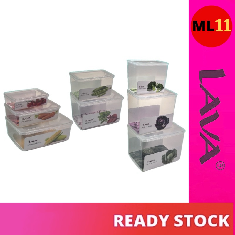 LAVA Aroma Keeper Food Container / Rectangle Container / Multipurpose ...