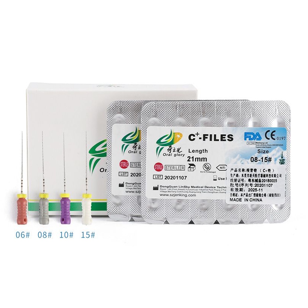 6 Pcs/pack Dental C+ Files 25mm Stainless Steel Endo Files Endodontics ...