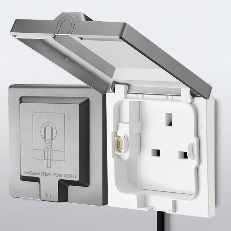 Concealed Hidden Socket, Household Embedded 13A Socket, Refrigerator ...