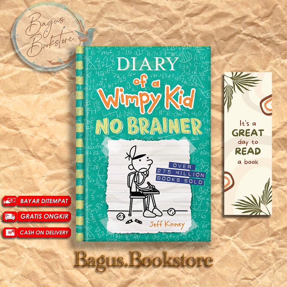 No Brainer (Diary of a Wimpy Kid Book 18) By Jeff Kinney (English ...