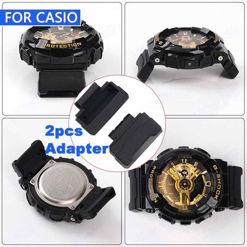 16mm Adapters Rubber Connector for Casio G-Shock DW-5600 DW-6900 GA-100 GDF-100 GLS-5600 GW ...
