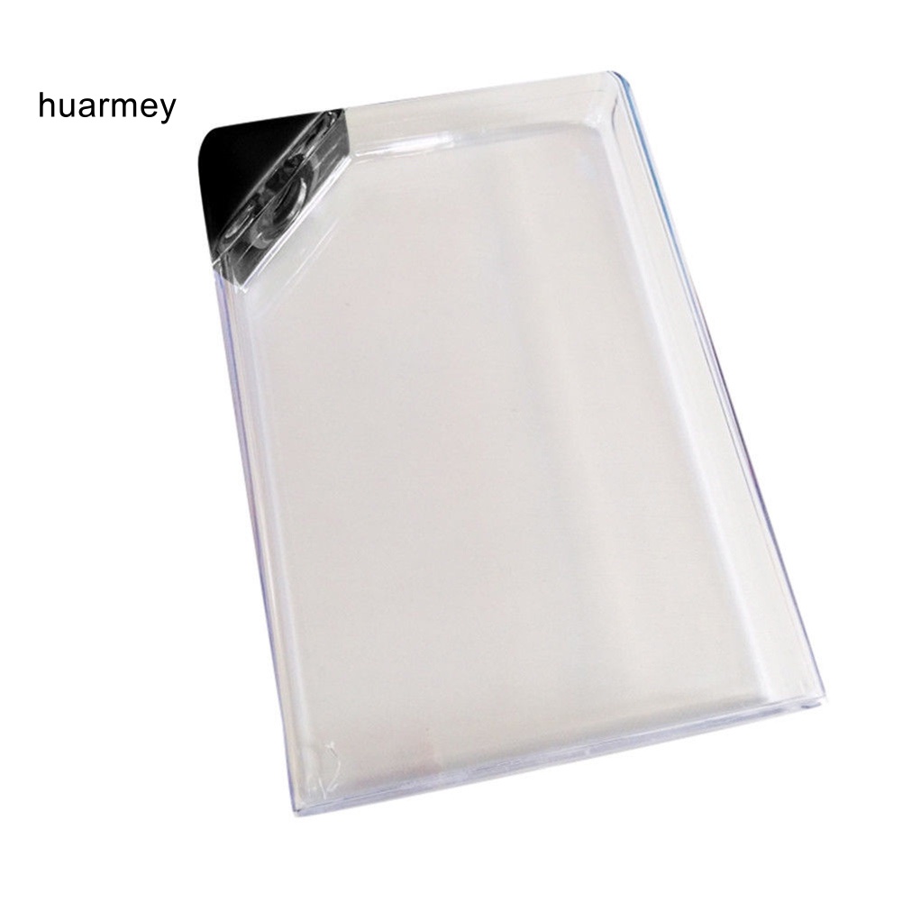 HUARMEY 450ML Creative Book Paper Shape Transparent Portable Flat ...