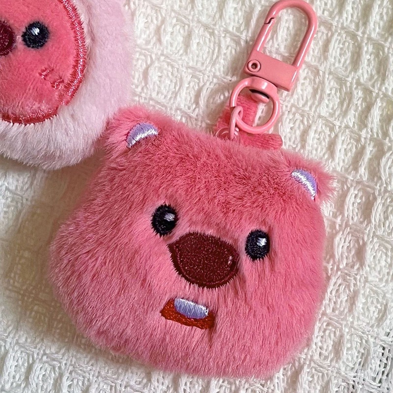 Ins Plush Keyring Cute Cartoon Loopy Keychain Lovely Bag Pendant Mini ...