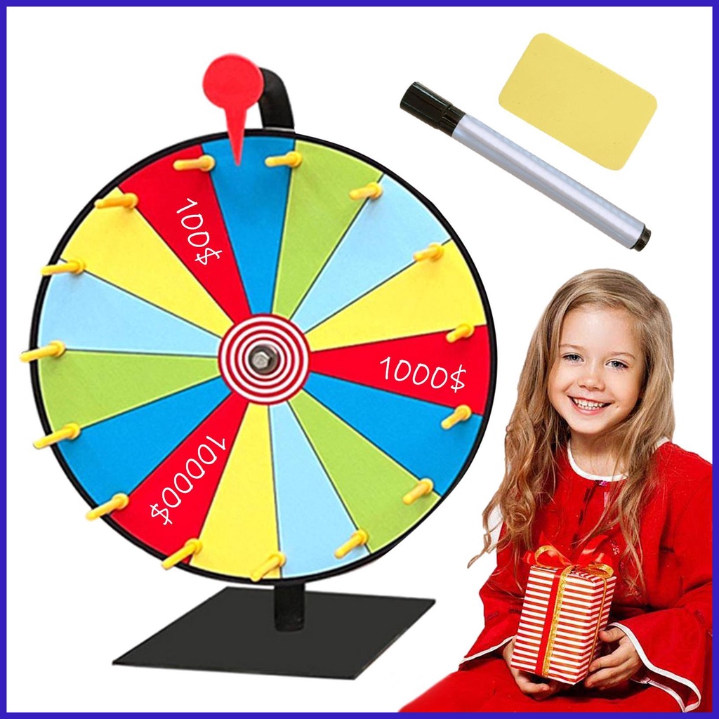Dry Erase Spinning Wheel Turntable Wheel Spinner Color Wheel of Fortune ...