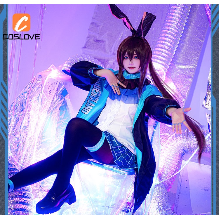 Arknights Amiya Cosplay Full Set Costume Suit For Woman Cute Style ...