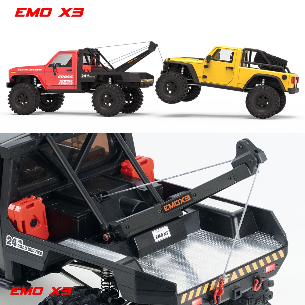 NEW CROSSRC EMO X3 Northeastern Tigers 1/8 RC Electric Remote Control ...