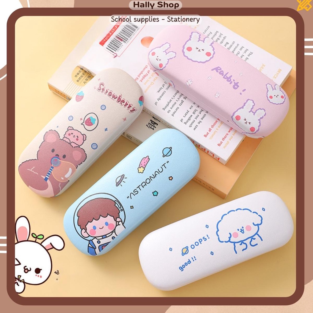 Cute cartoon eyeglasses case suitable for all types of glasses - Hally ...
