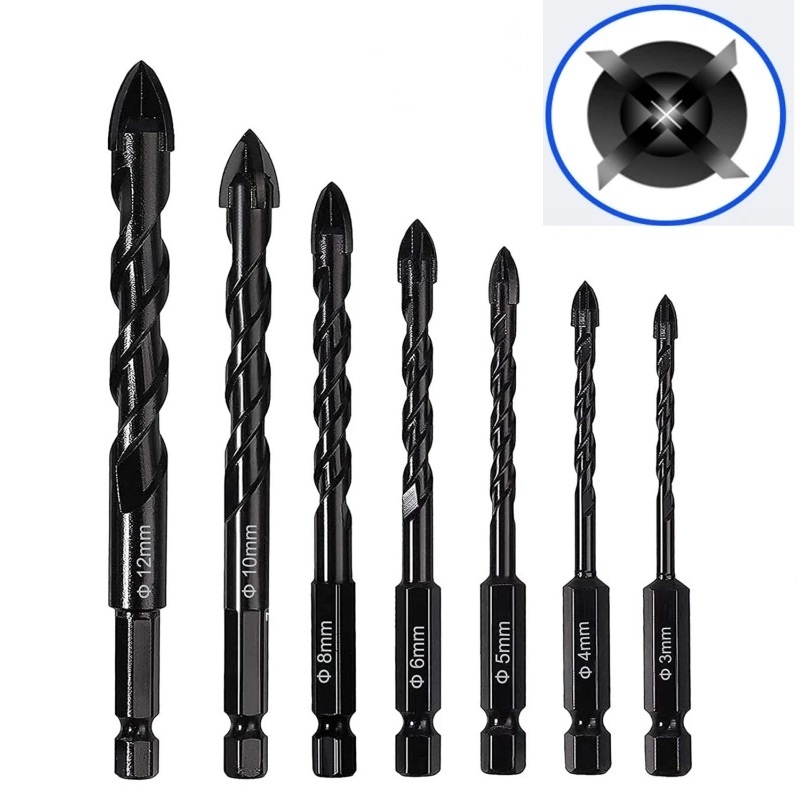 VOKTTA 3-12mm Drill Bit Set Glass Concrete Drill Bit Set Masonry Drill ... VOKTTA 3-12mm Drill Bit Set Glass Concrete Drill Bit Set Masonry Drill ...