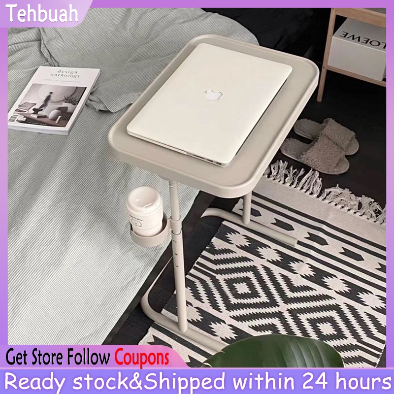 Removable Side Table Adjustable Lift Folding Table Bedroom Coffee Table ...