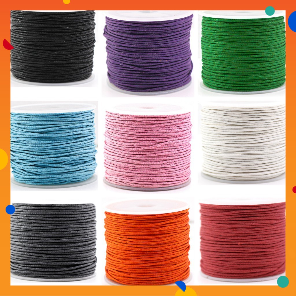 Beads Stringing Material 1.0mm Cotton Cord Thread String DIY Beading ...