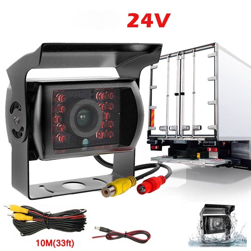 24V truck reversing camera, infrared bus camera, high-definition night ...