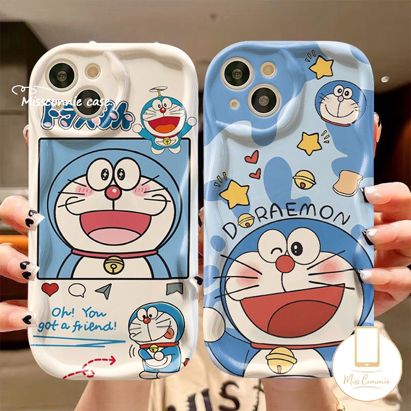 Cartoon Couples Cute Doraemon Star Case Compatible For IPhone 11 14 15 ...
