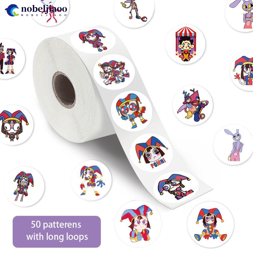 NOBELJIAOO 200Pcs/Pack Cute The Amazing Digital Circus Sticker Jax ...