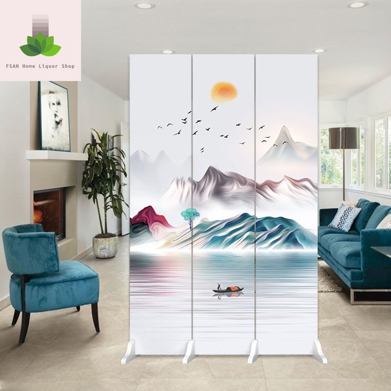 Screen partition living room bedroom entrance door stopper home folding ...