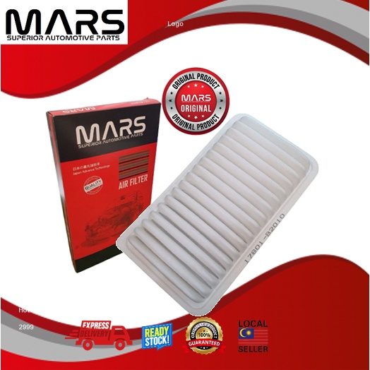 🚨 MARS 🚨 AIR FILTER FOR PERODUA MYVI 1.0 , PERODUA VIVA 660 850 1.0 ...
