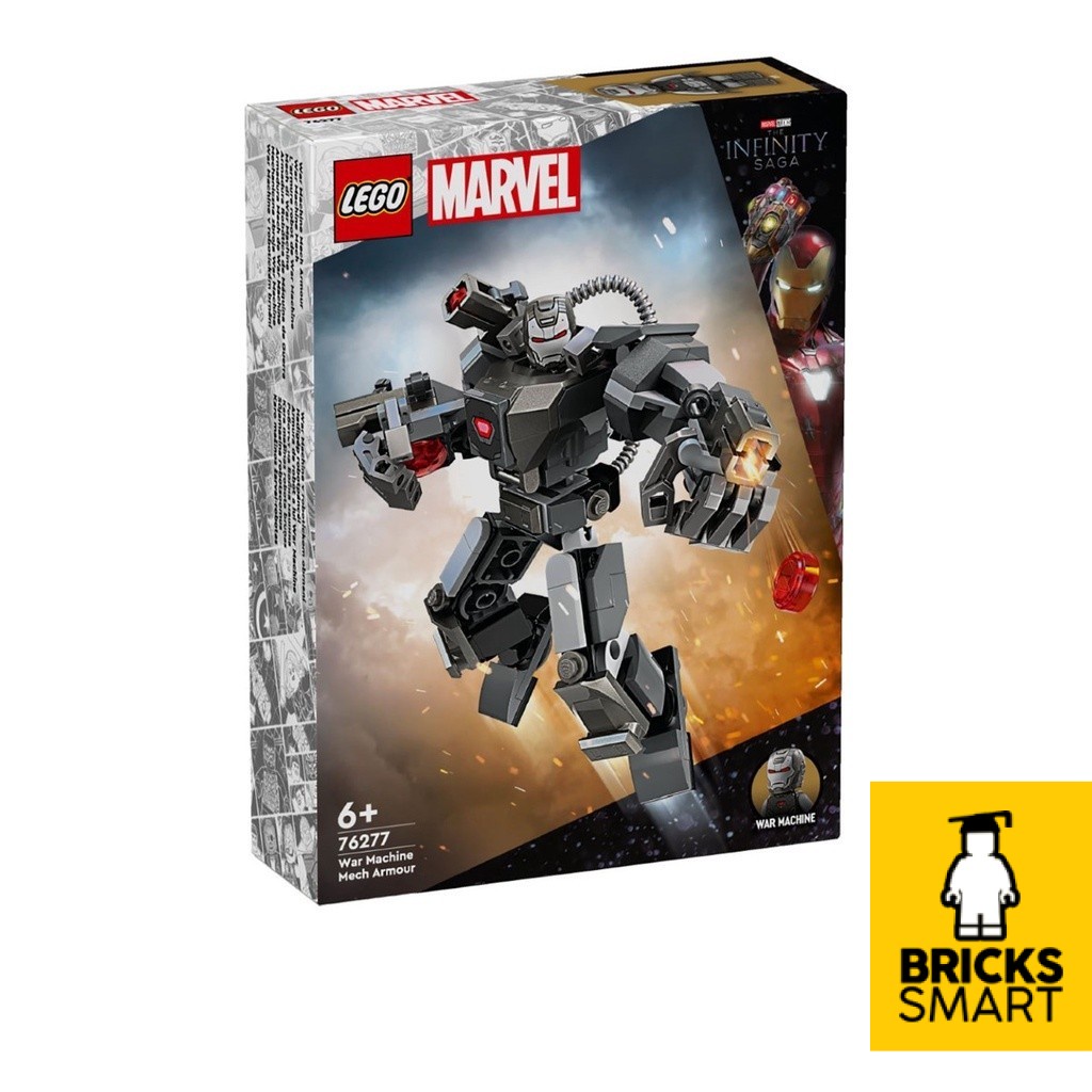 LEGO 76277 Marvel War Machine Mech Armor Building Toy Set (154 Pieces ...