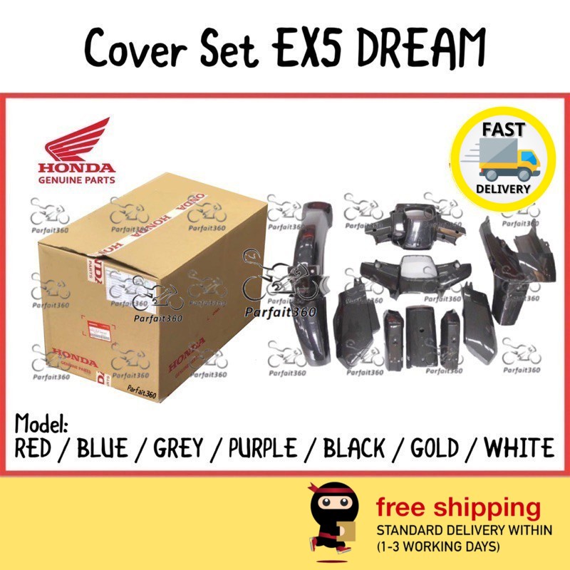 06900-KVF HONDA EX5 DREAM / POWER Cover Set BLUE / PURPLE / BLACK / RED ...