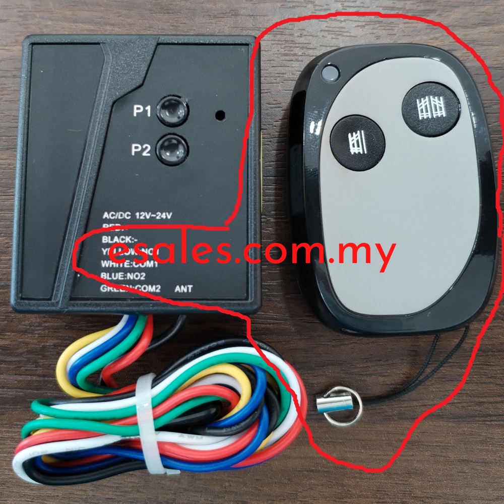 Auto Gate Remote Control JJ-CRC-SM20G-433Mhz 2 Channel Clone and Copy ...