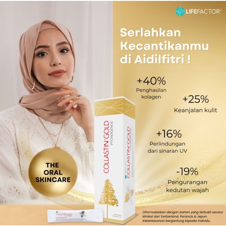 Life Factor Collastin Gold Pycnogenol ( 15 Sachets ) | Shopee Malaysia