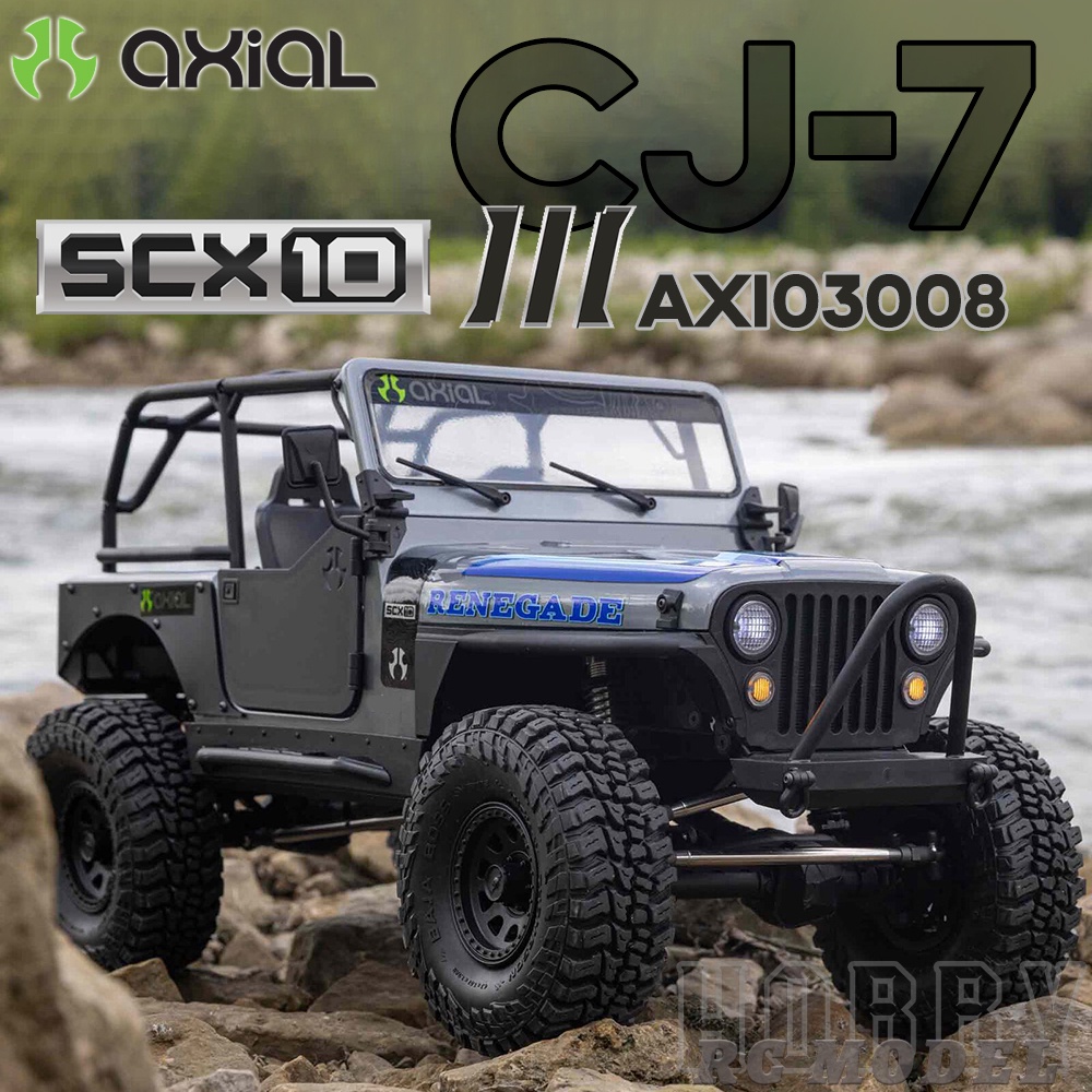 AXIAL SCX10 III CJ-7 AXI03008 1/10 RC Electric Remote Control Model car ...