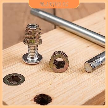 M6 M8 Zinc Alloy Threaded Insert Nut Flange Type D D-nut Hexagon Head ...