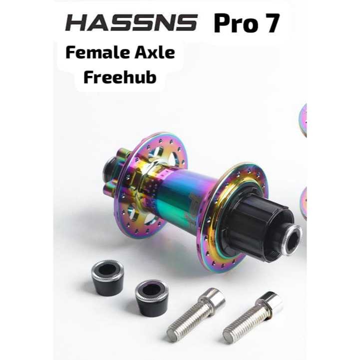 Hassns PRO Female Axle Freehub Premium 10 x 135mm, 32 Hole, 6 Bolt (Six ...