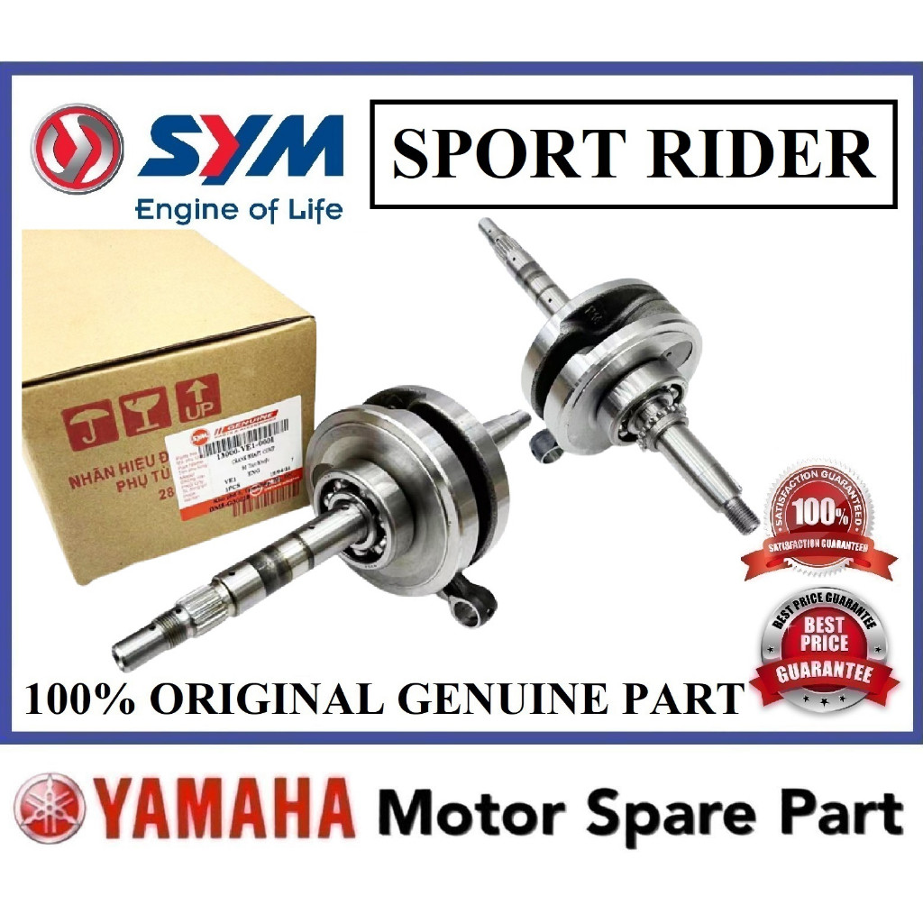(100% ORIGINAL) SYM SPORT RIDER CRANKSHAFT ASSY // 13000-VE1-000-M1-VN ...