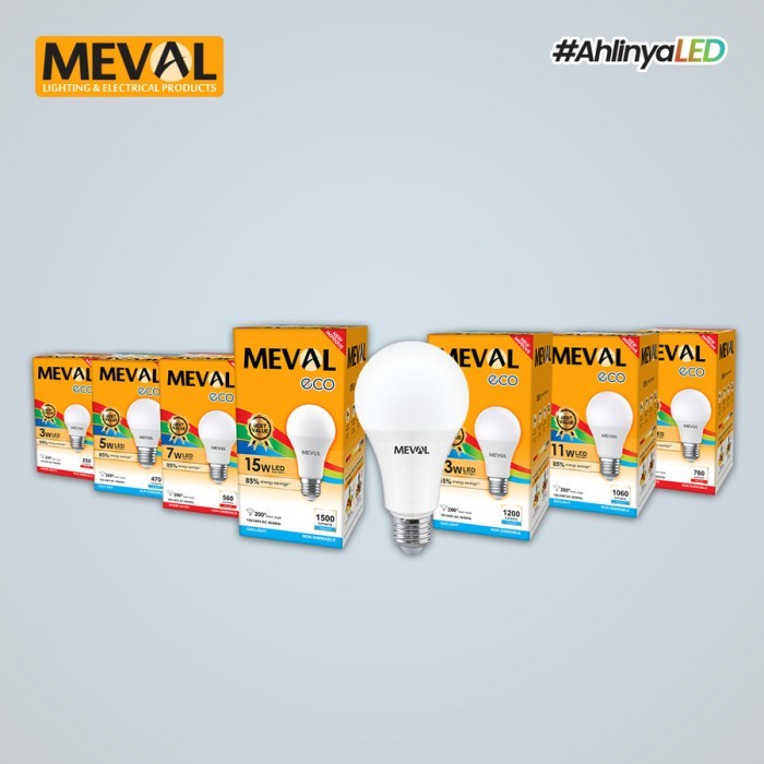 MEVAL ECO LED Bulb Light | Shopee Malaysia