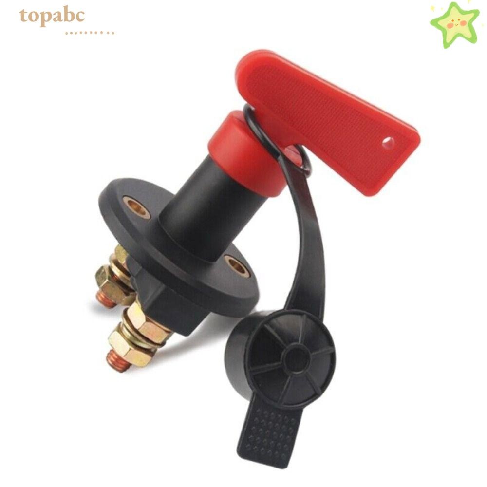 TOPABC Kill Switch, Four Holes 12V Battery Isolation Switch, Universal ...