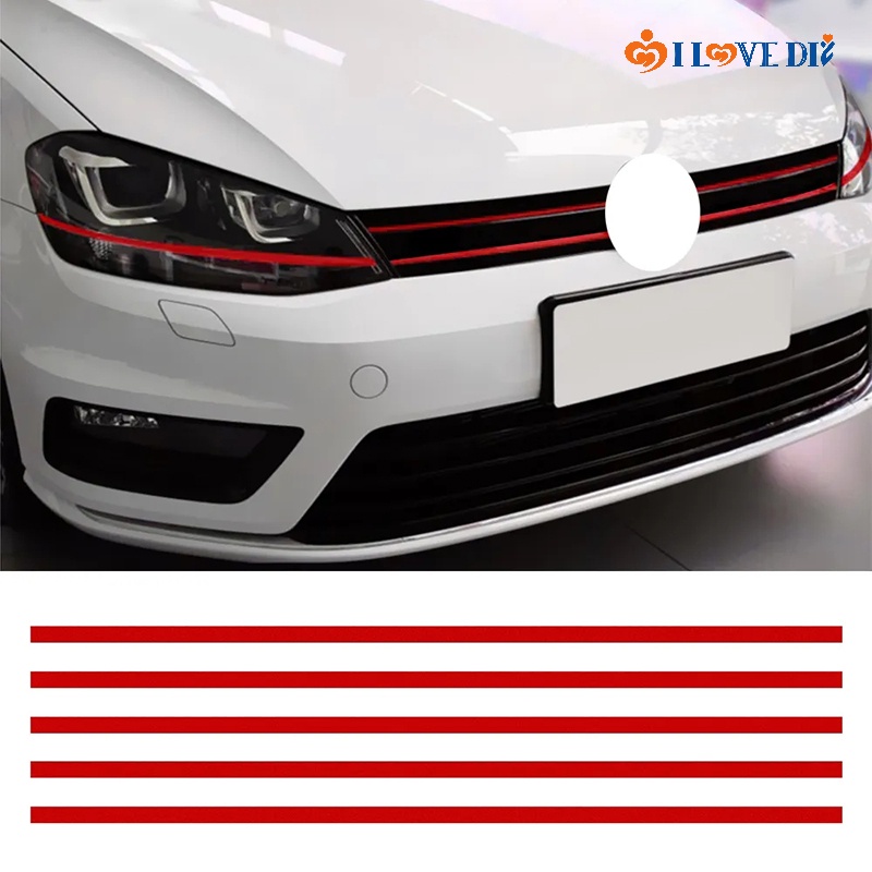 5 Pcs/ Set Portable Car Front Hood Self Adhesive Waterproof Reflective ...