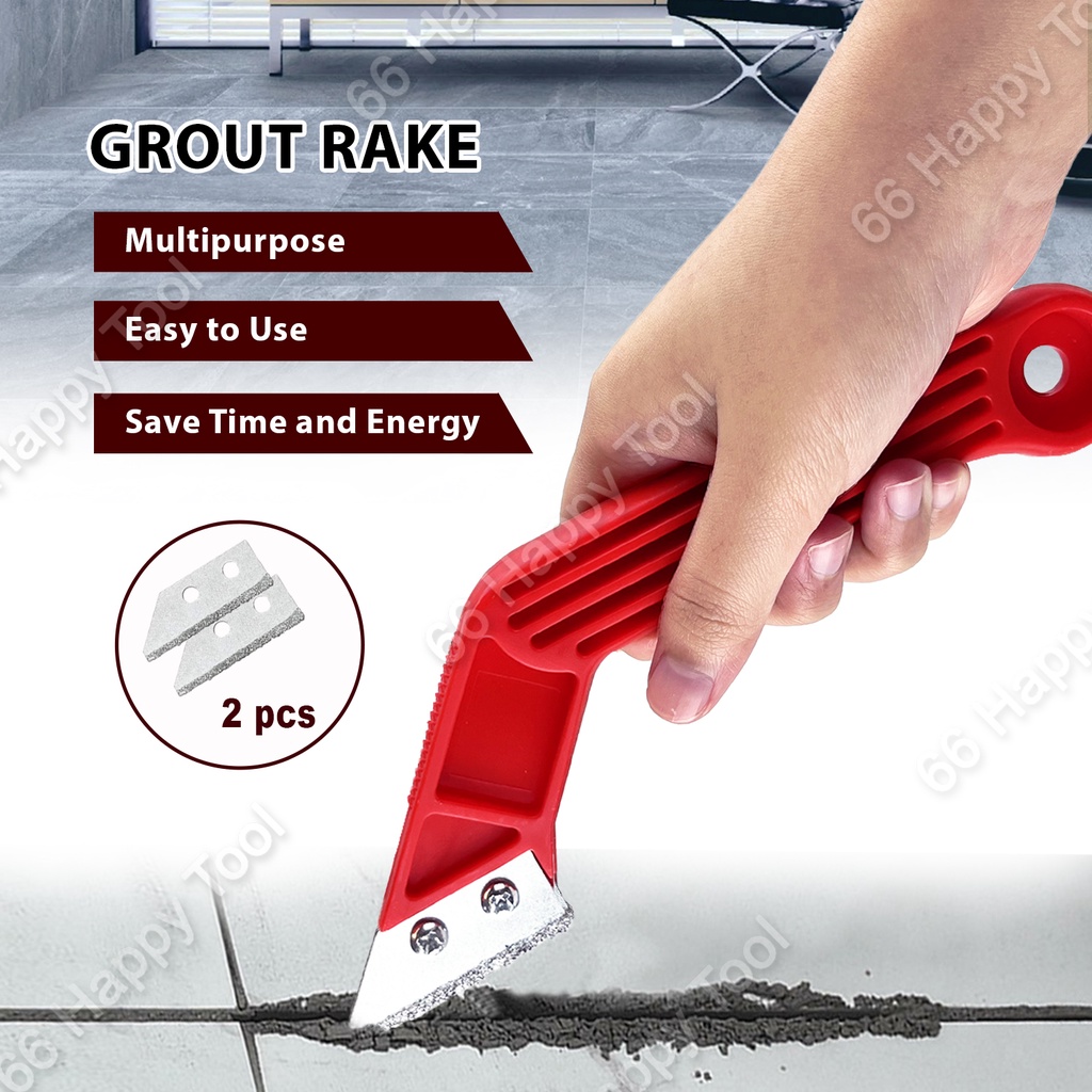 Tile Grout Rake Remover Dirt Tiles Wall Grout Saw Ceramic Knife Angled ...