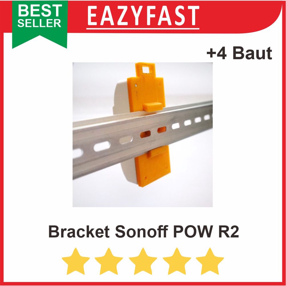 Bracket Mount Sonoff POW R2 Watt Meter IoT MCB Din Rail Wifi POWR2 ...