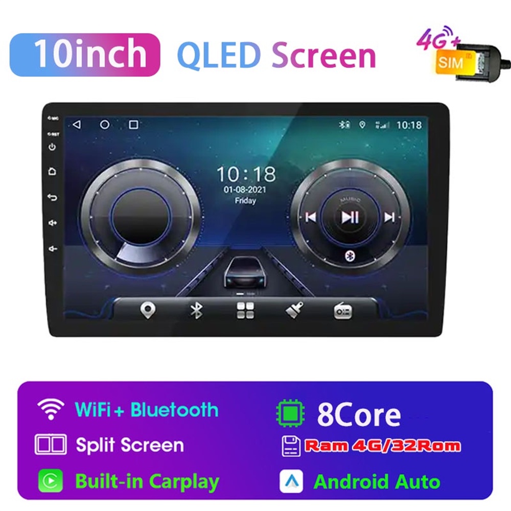 ⚡7862S Android Player⚡ 9/10 inches Universal 8Core 4GLTE TS10 Wireless ...