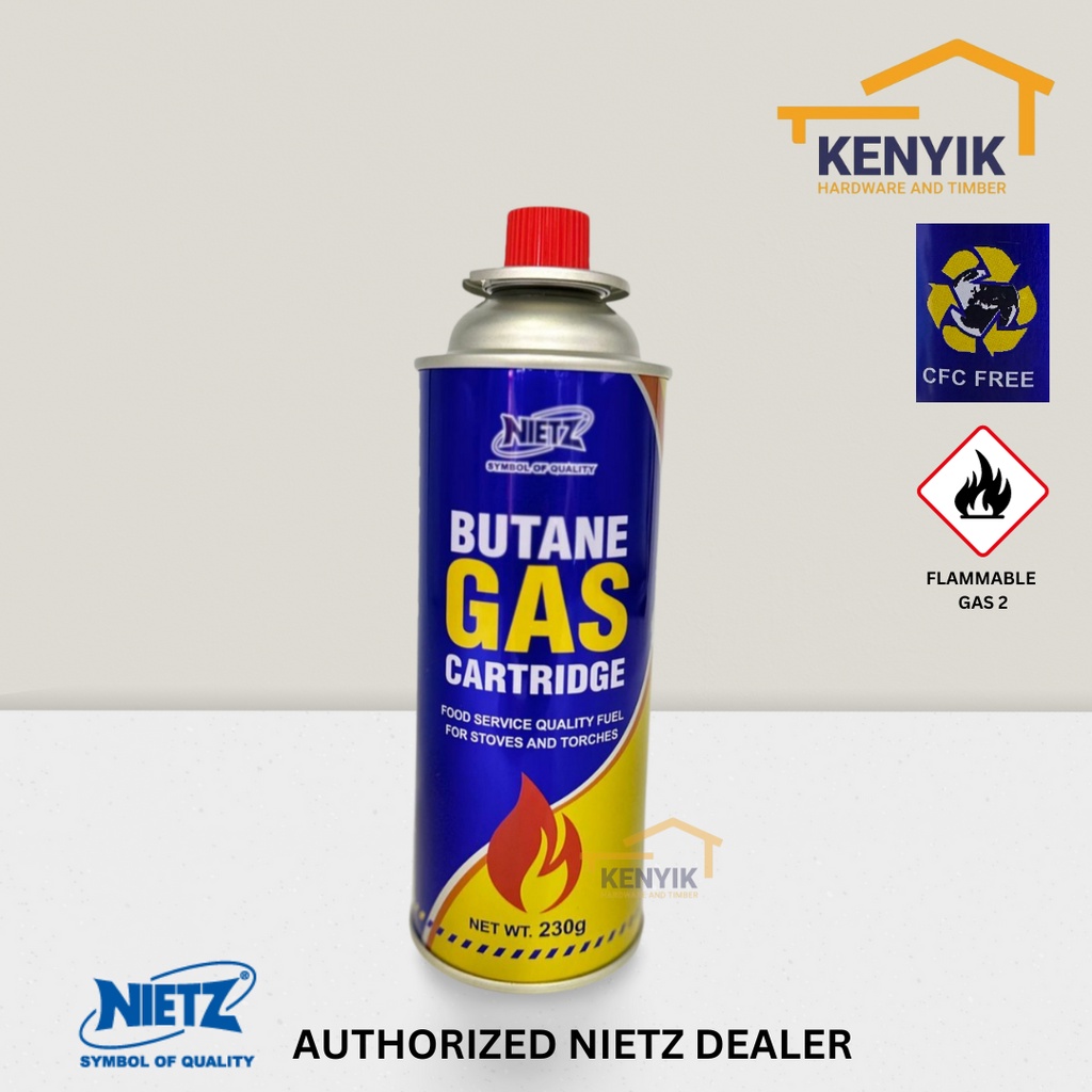 NIETZ / BOSSMAN Butane Gas Cartridge 230g | Shopee Malaysia