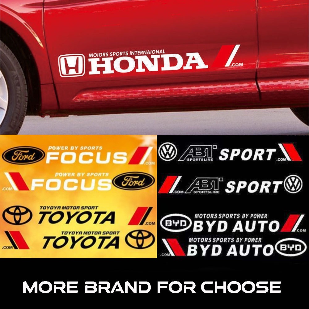 Reflective Car Body Decoration Stickers Waterproof Car Logo Decals for ...
